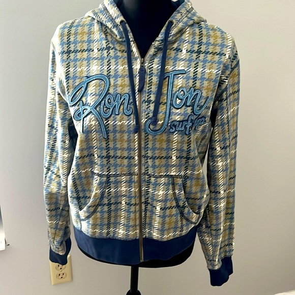 Ron Jon | Jackets & Coats | Ron Jon Rare Split Name Zippered Hoodie ...